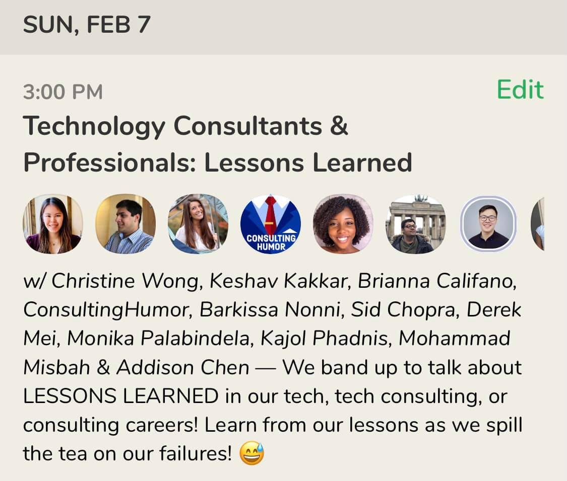 Technology Consultants & Professionals: Lessons Learned – Tech ...